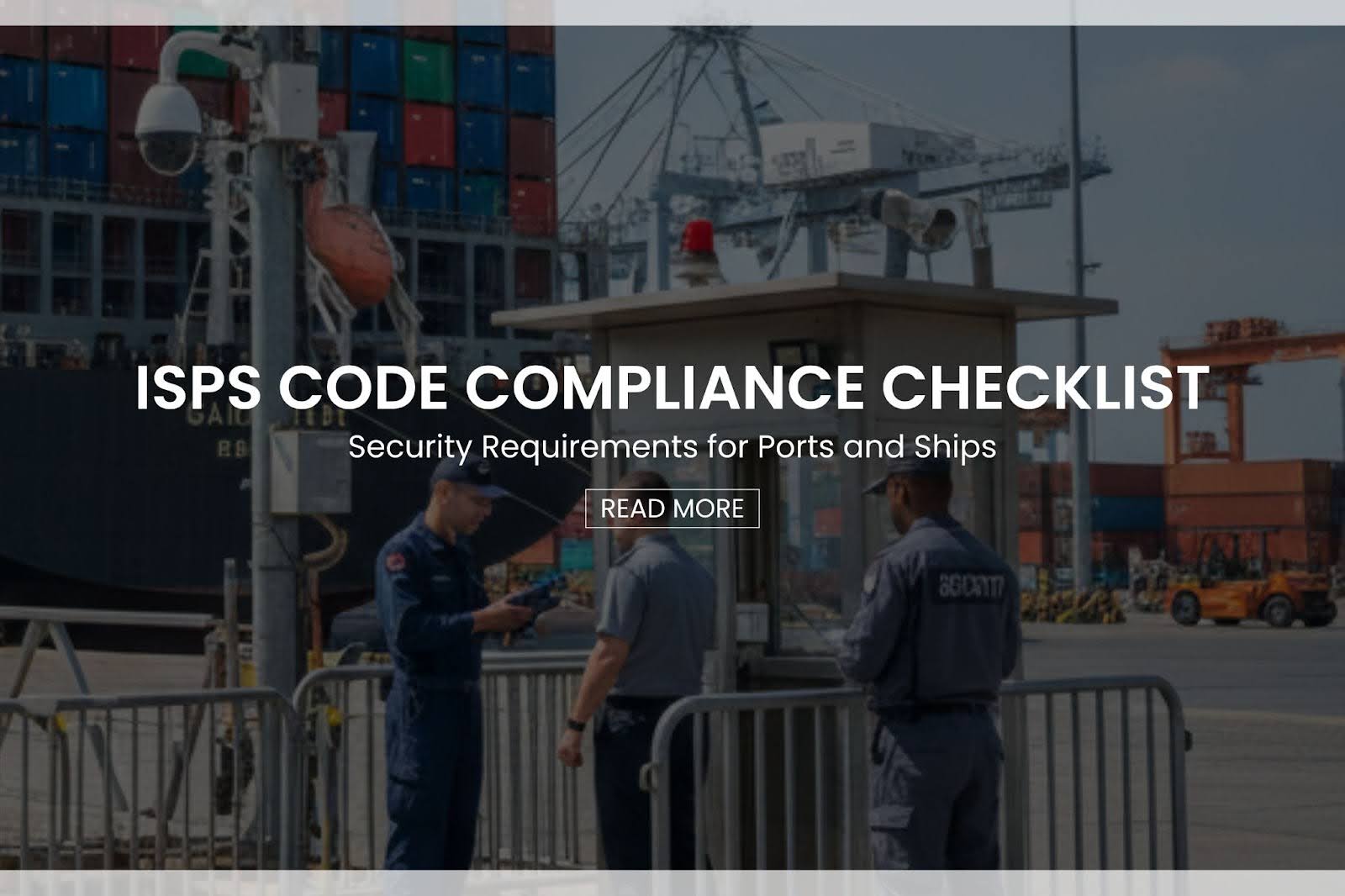Compli ISPS Codeance Checklist for Ships & Ports - Amnautical