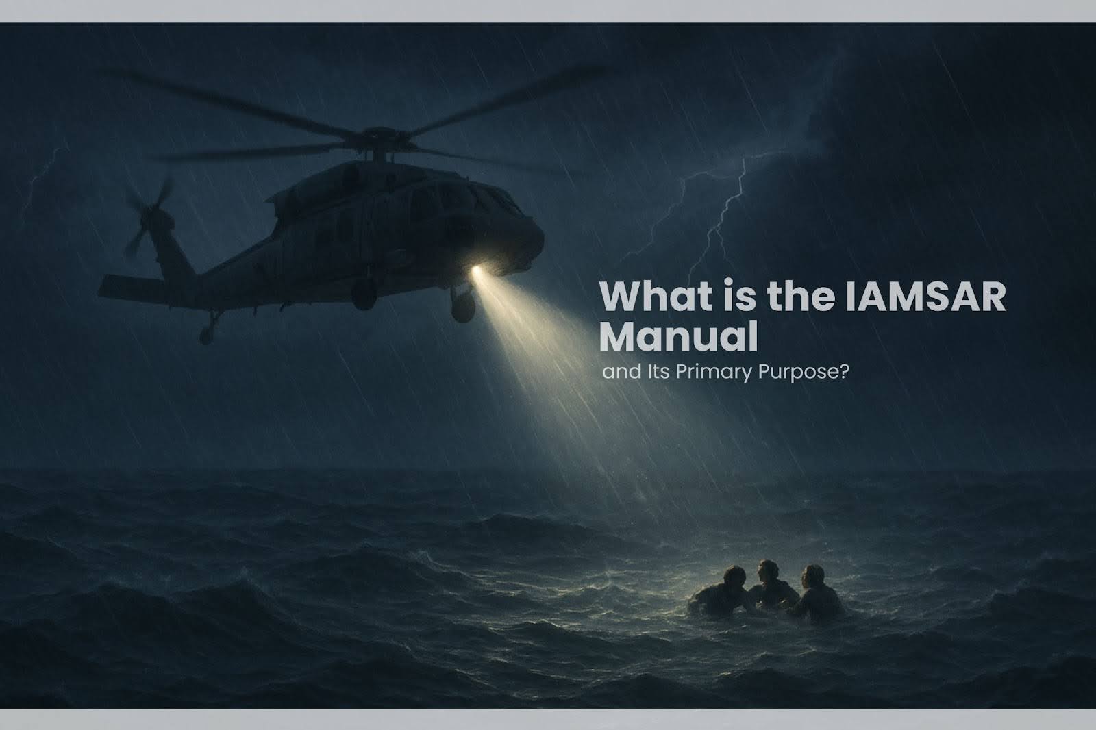 IAMSAR Manual: Purpose and Key Functions Explained - Amnautical