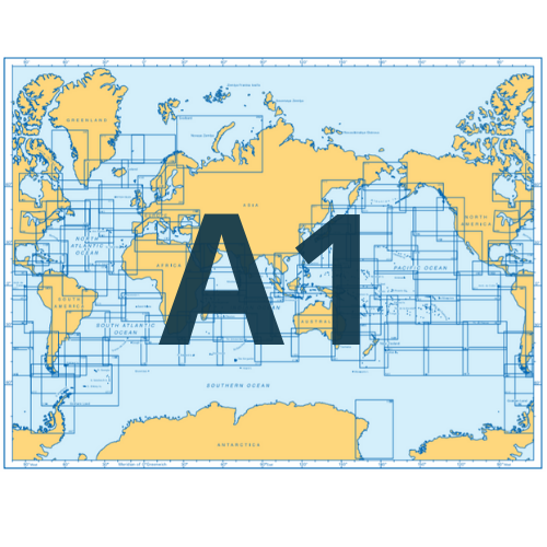 A1 Nautical Charts: World Index - Amnautical