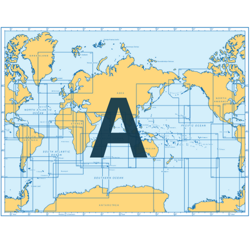 A World - General Admiralty Charts of the Oceans | Amnautical - Amnautical