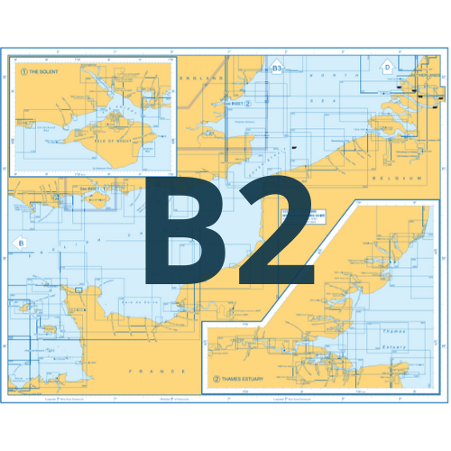 ADMIRALTY Chart Catalogue | B2-English Channel, North Sea - Amnautical
