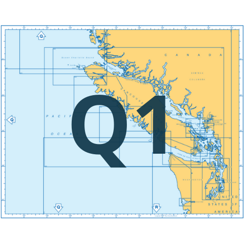 Q1 - British Colombia & Washington, Queen Charlotte Sound - Amnautical