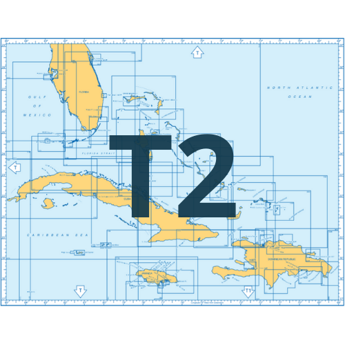 Nautical Paper Charts - West Indies Collection - Amnautical