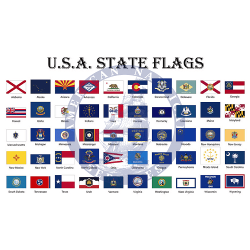 United States State Flag Set - Amnautical