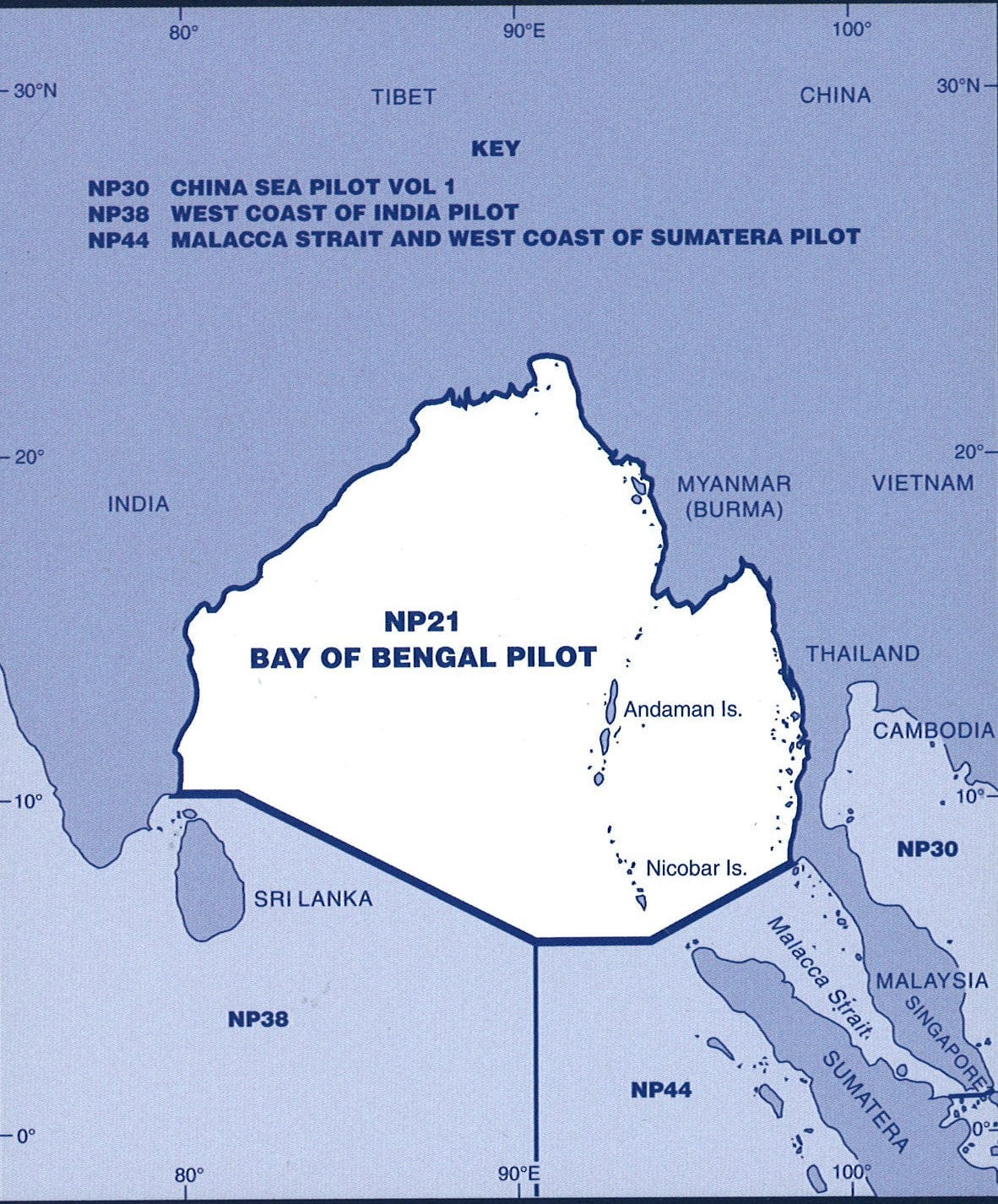 Admiralty Sailing Directions: Bay Of Bengal Pilot (NP21) - Amnautical