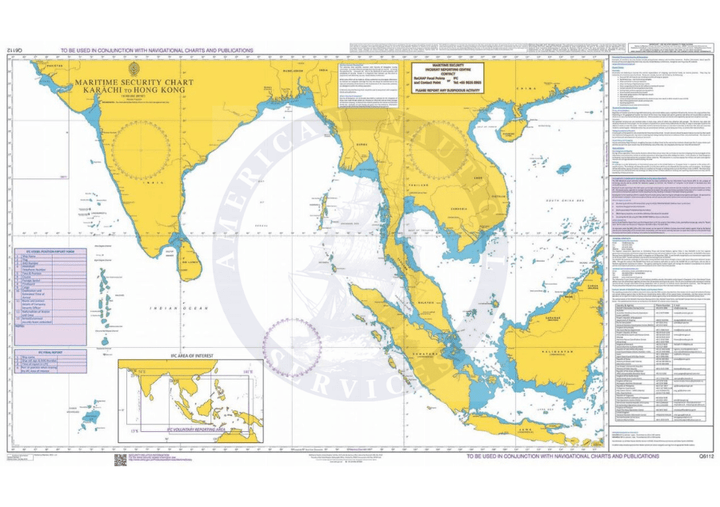ADMIRALTY Maritime Security Charts | Nautical Charts - Amnautical