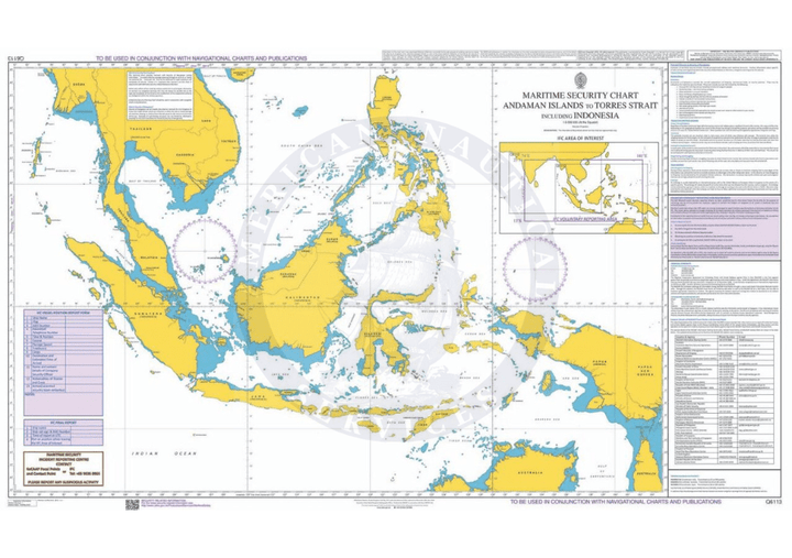 ADMIRALTY Maritime Security Charts | Nautical Charts - Amnautical