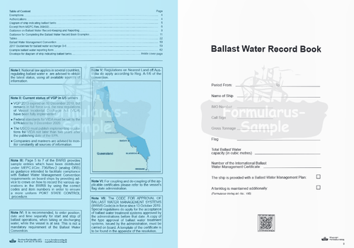 Ballast Water Logbooks Collection - Amnautical