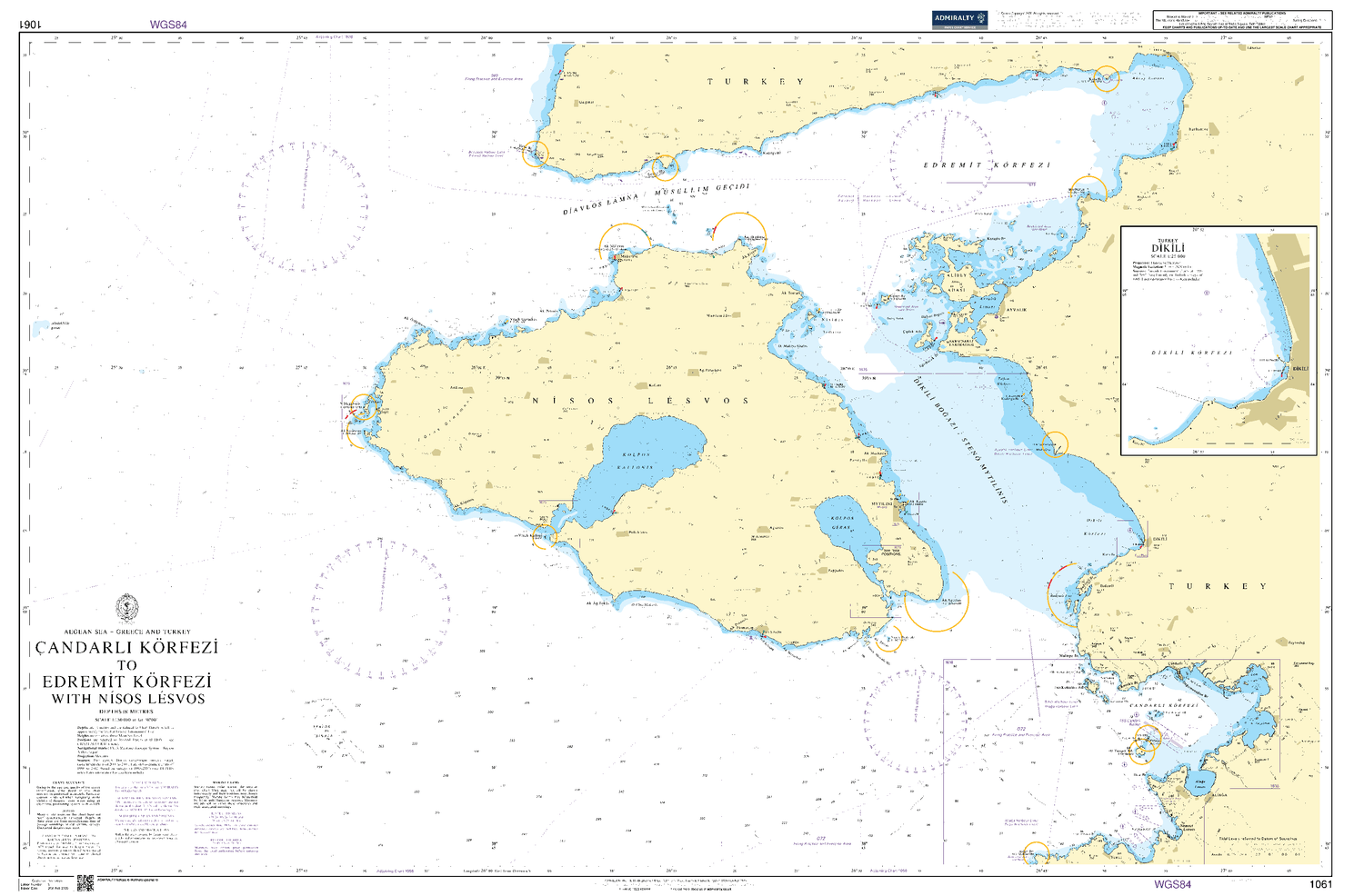 Nautical Chart 1061: Aegean Sea - Amnautical