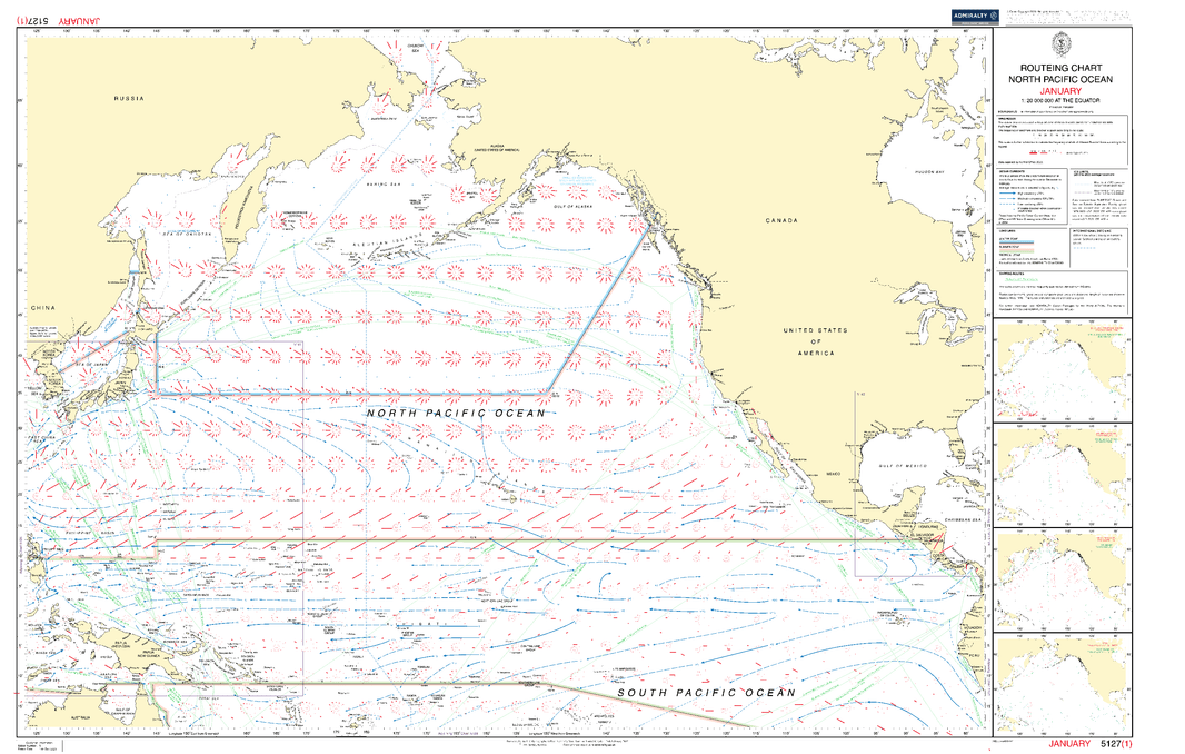Admiralty Routeing Charts | Nautical Charts | UKHO - Amnautical