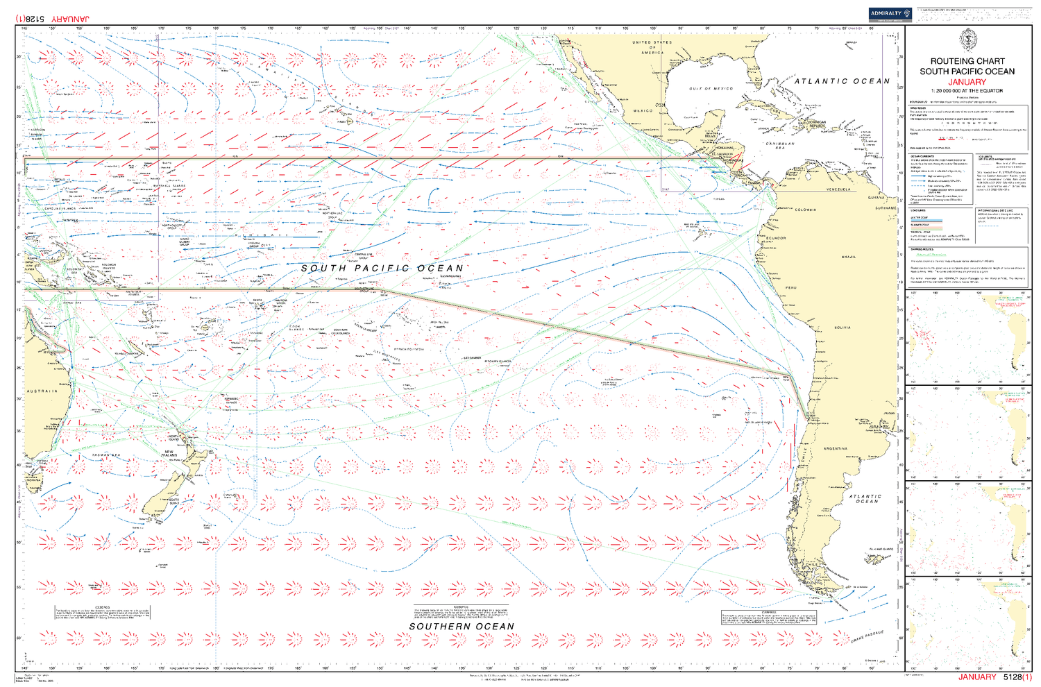Admiralty Routeing Charts | Nautical Charts | UKHO - Amnautical