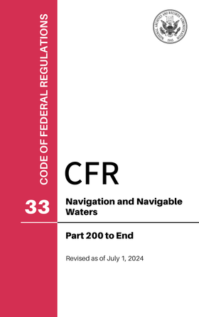 Code of Federal Regulations On Sale | CFRs - Amnautical