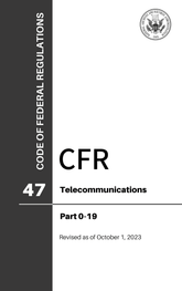 47 CFR Telecommunications Regulations - Amnautical