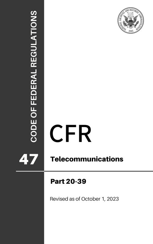 47 CFR Telecommunications Regulations - Amnautical