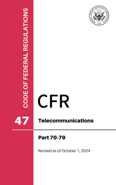 47 CFR: U.S. Telecommunication Regulations - Amnautical