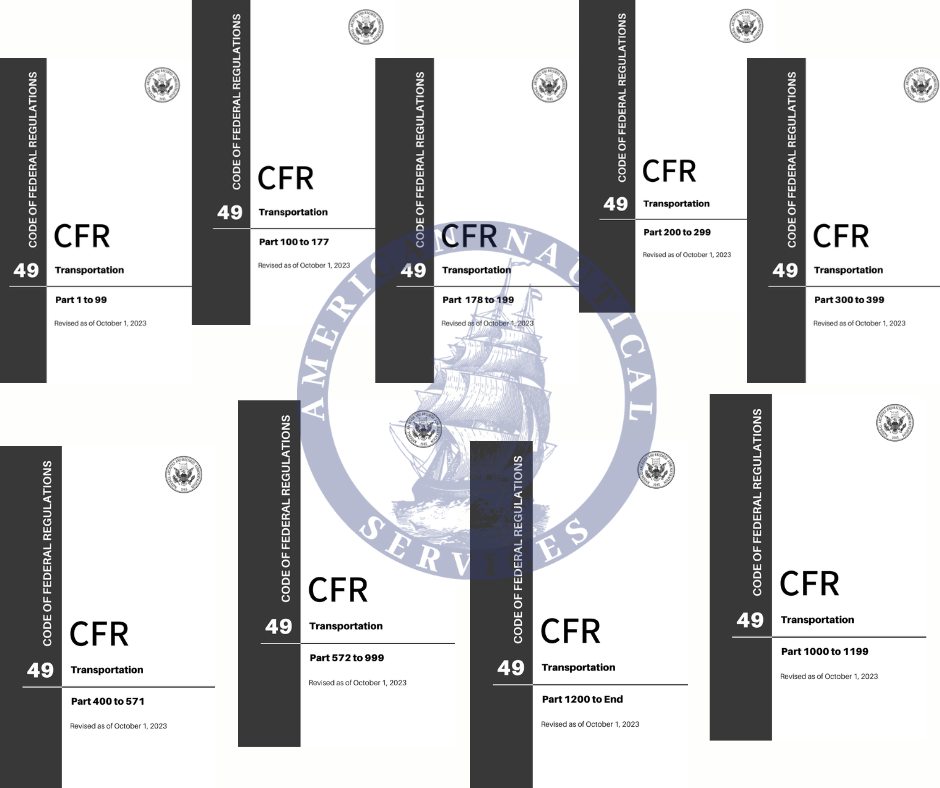 Code of Federal Regulations On Sale | CFRs - Amnautical