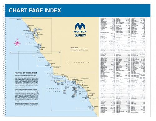 Maptech Chart Kit Region 12: California - Amnautical