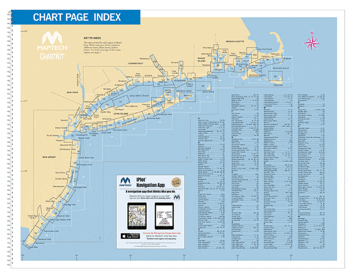 Chart Kit Region 3: New York to Nantucket and Cape May NJ - Amnautical