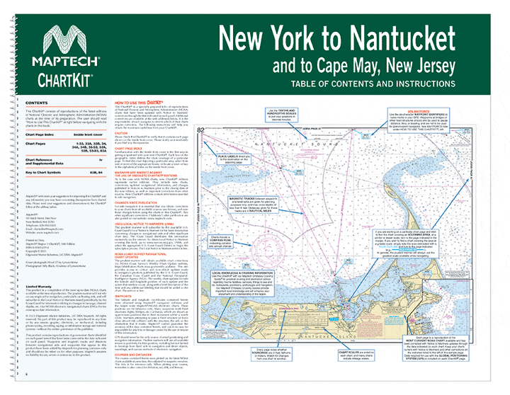Chart Kit Region 3: New York to Nantucket and Cape May NJ - Amnautical