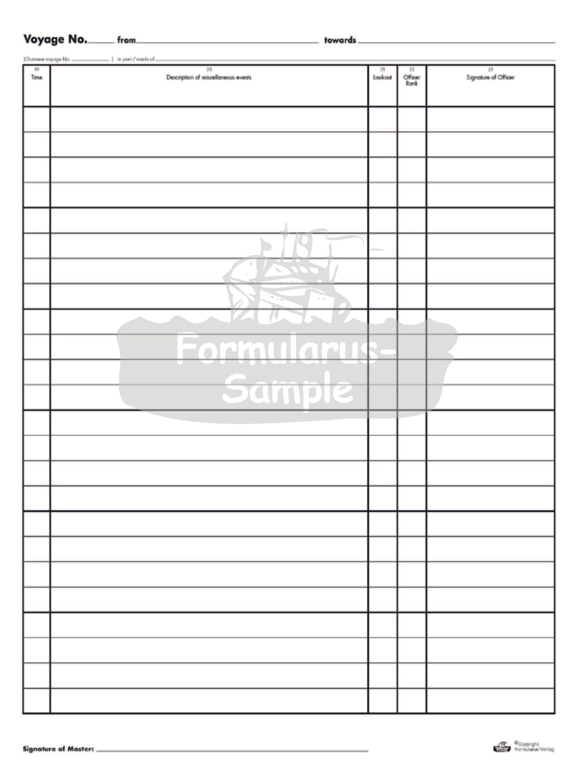 Cyprus Official Log Book - Amnautical