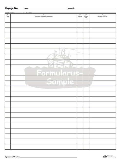 Cyprus Official Log Book - Amnautical