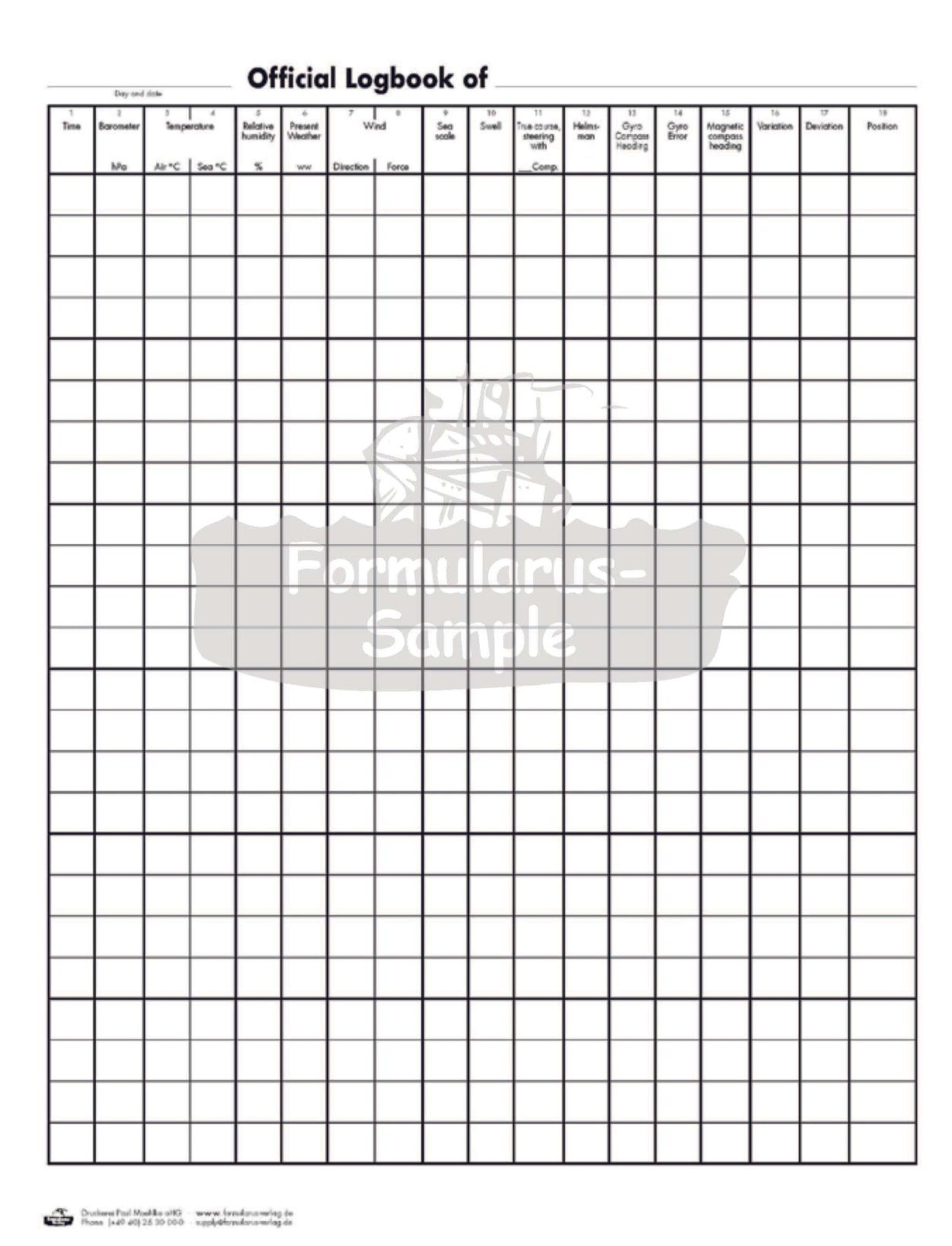 Cyprus Official Log Book - Amnautical