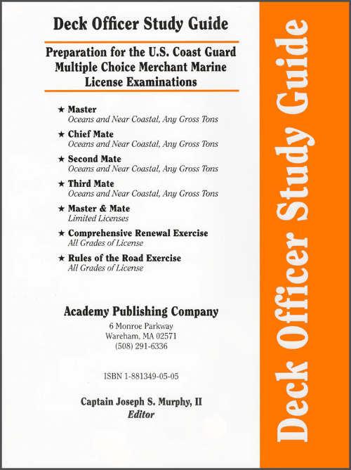 Murphy's Deck Study Guide Vol. 6: Deck Exam | Murphy's Books - Amnautical
