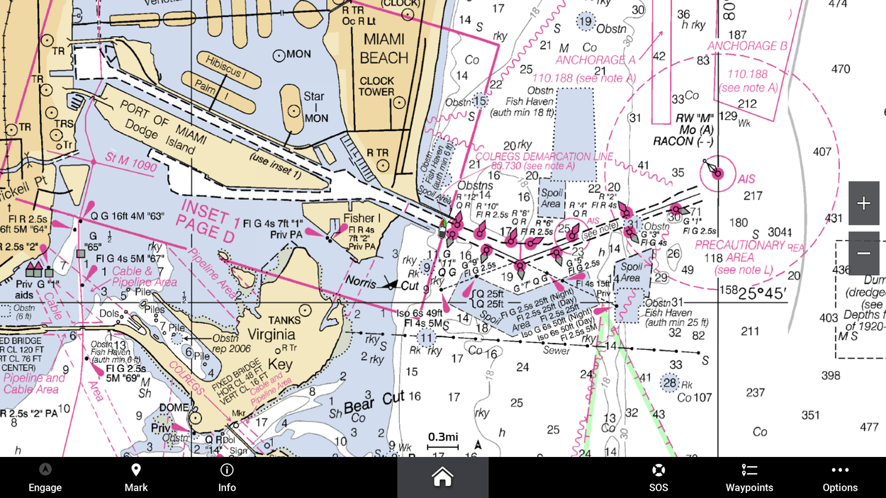 Garmin Navionics Vision+ Chart PC016L: Australia, West & Central ...