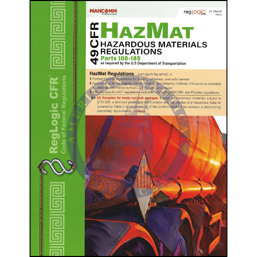 Mancomm CFR 49 Transportation, Parts 100-185 49 CFR hazmat - Amnautical