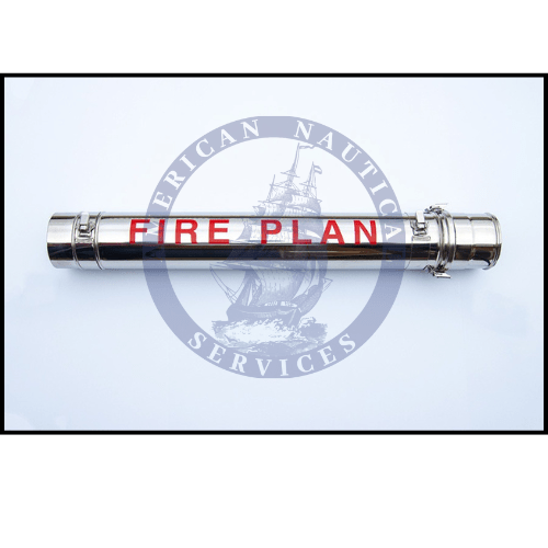 Marine Fire Plan Holders: Fire Plan Holder Stainless Steel - Amnautical