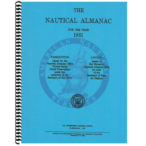Nautical Almanacs | Browns Nautical Almanac | ADMIRALTY NP314 - Amnautical