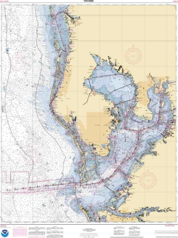 NOAA Nautical Chart 11412: Tampa Bay and St. Joseph Sound - Amnautical