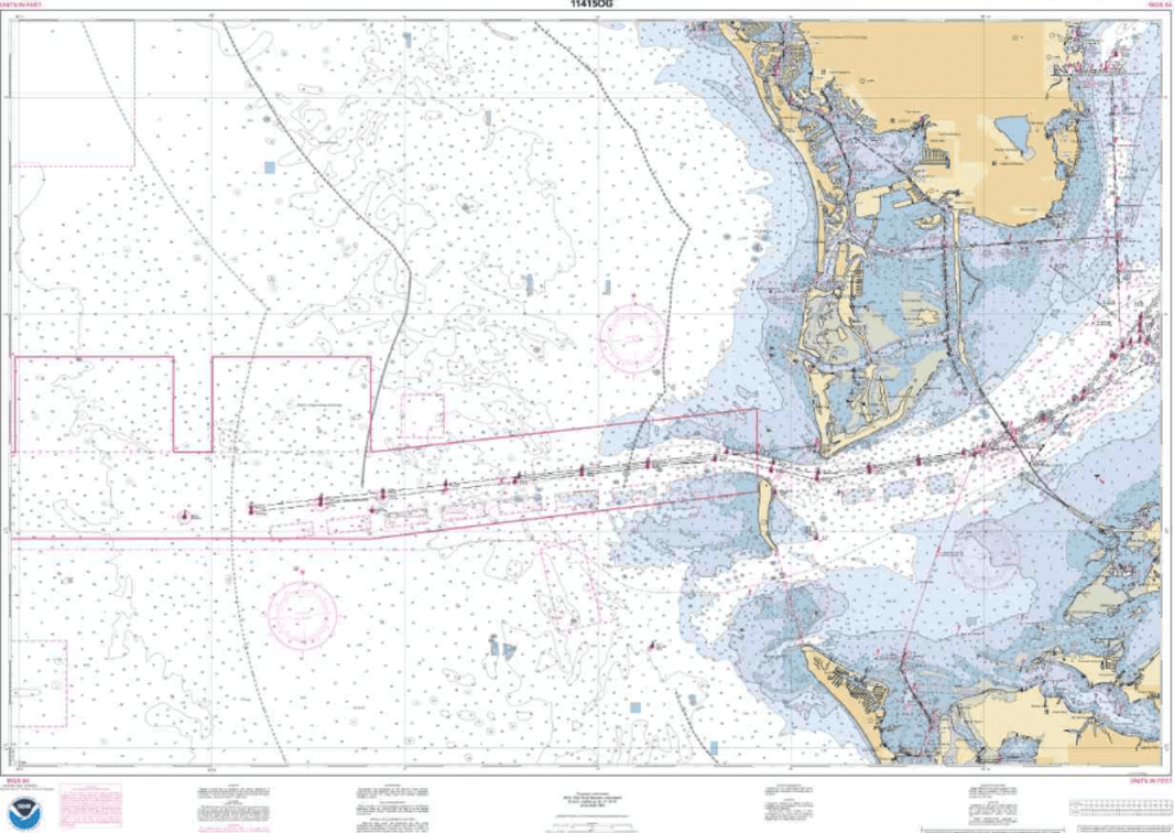 NOAA Nautical Chart 11415 - Amnautical