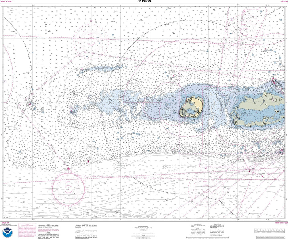 NOAA Nautical Chart 11439: Sand Key to Rebecca Shoal - Amnautical