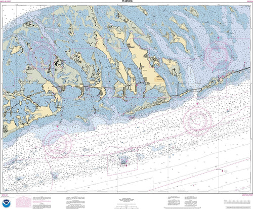 NOAA Nautical Chart 11445: Intracoastal Waterway Bahia Honda Key to Su ...