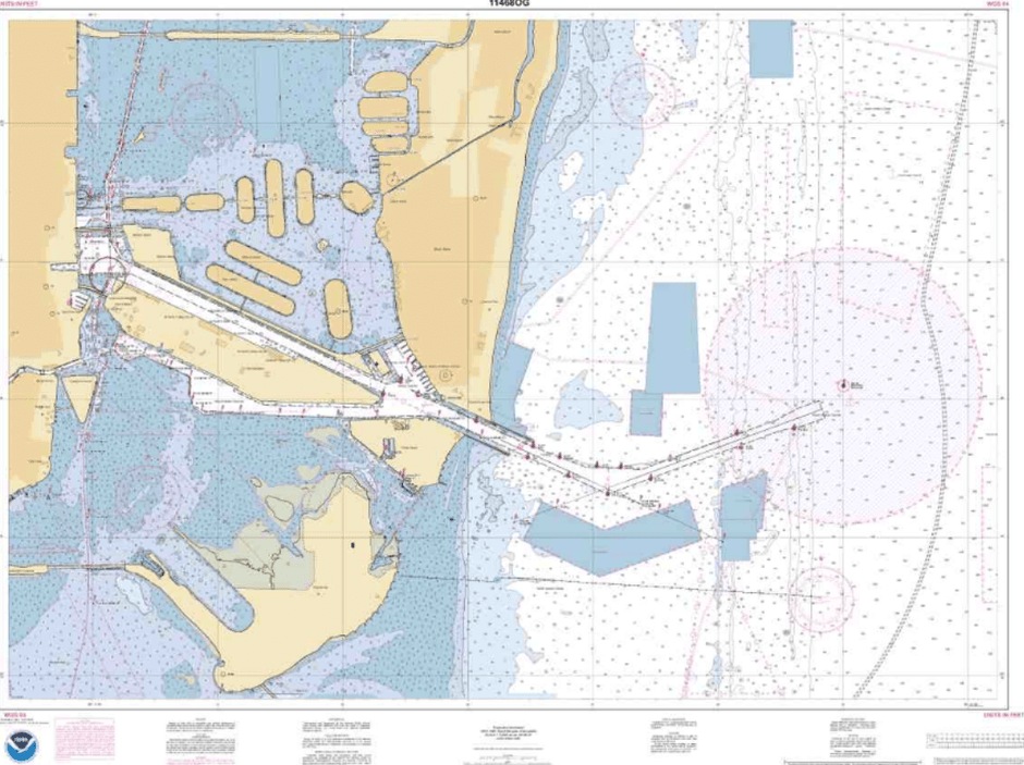 NOAA Nautical Chart 11468: Miami Harbor - Amnautical