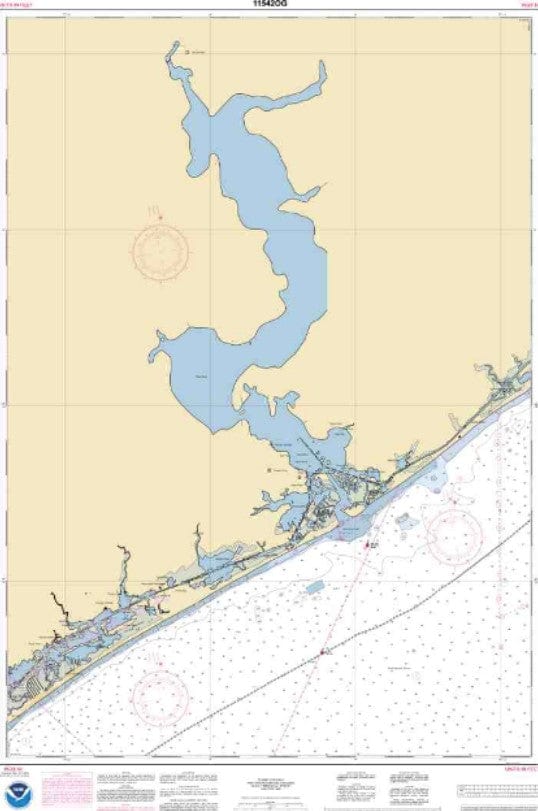 NOAA Nautical Chart 11542: New River; Jacksonville - Amnautical