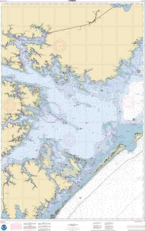 NOAA Nautical Chart 11548:Pamlico Sound Western Part|Pamlico Sound Map ...