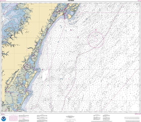 NOAA Nautical Chart 12210: Chincoteague Inlet to Great Machipongo Inle ...