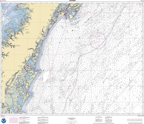 NOAA Nautical Chart 12210: Chincoteague Inlet to Great Machipongo Inle ...