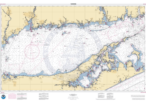 NOAA Nautical Chart 12354: Long Island Sound Eastern Part - Amnautical