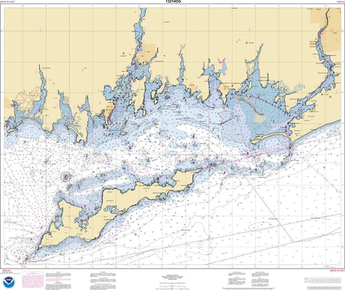 NOAA Nautical Chart 13214: Fishers Island Sound - Amnautical