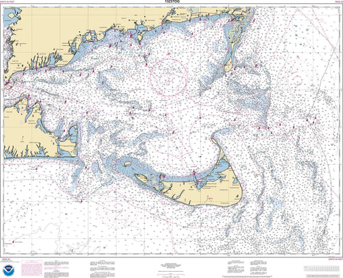 NOAA Nautical Chart 13237: Map of Nantucket Sound and Approaches ...