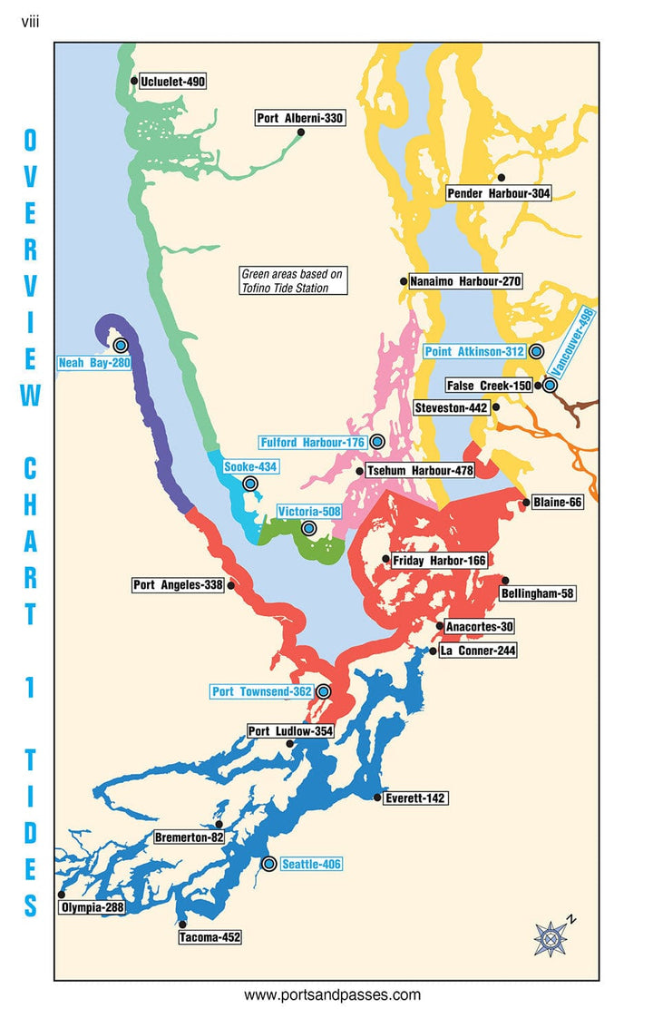 Ports and Passes: The Pacific Northwest Tide and Current Guide - Amnautical