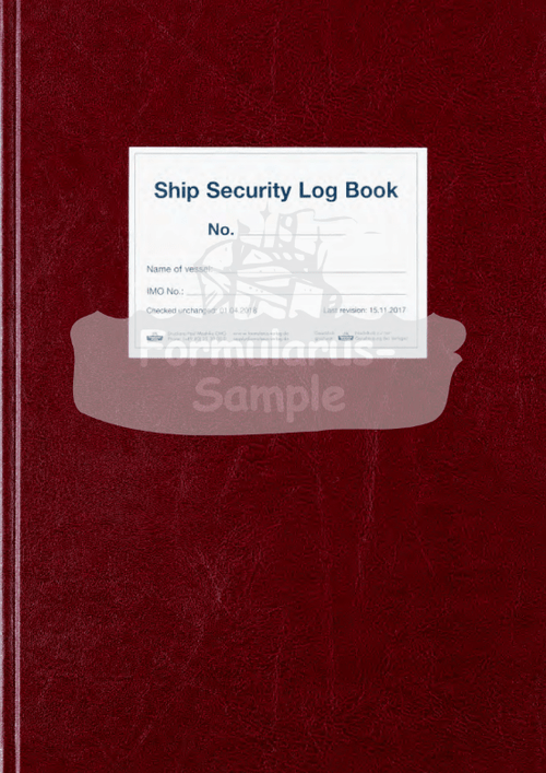 Ship Security Logbook / ISPS Logbook - Amnautical