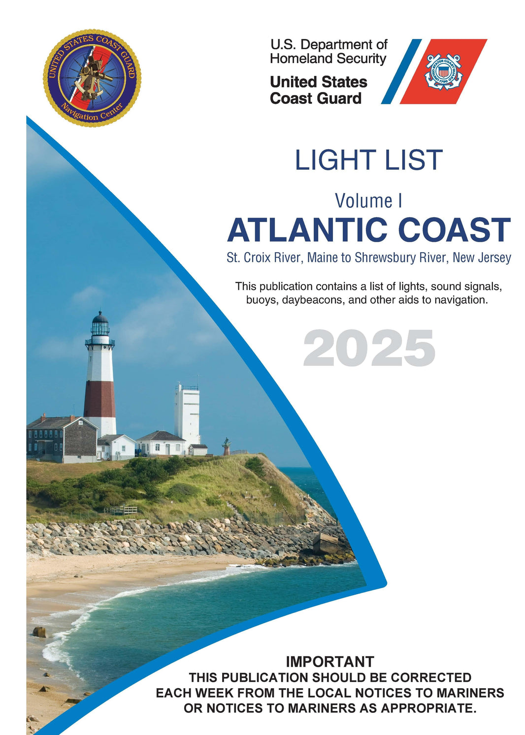 Light Lists | Lists of Lights | USCG Light Lists | Light List - Amnautical
