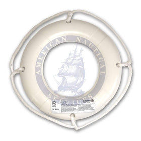 20″ Lifering White USCG Type IV - Amnautical