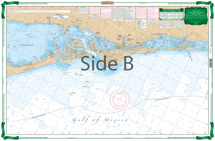 Anna Maria Sound and Sarasota Bay Large Print Navigation Chart 21E ...
