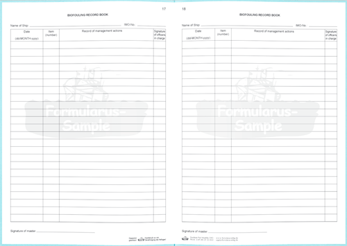 Biofouling Record Book - IMO Compliance Guide - Amnautical