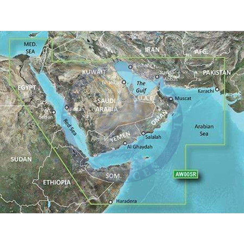 Garmin BlueChart G3 Vision Charts: Middle East | The Best Marine ...